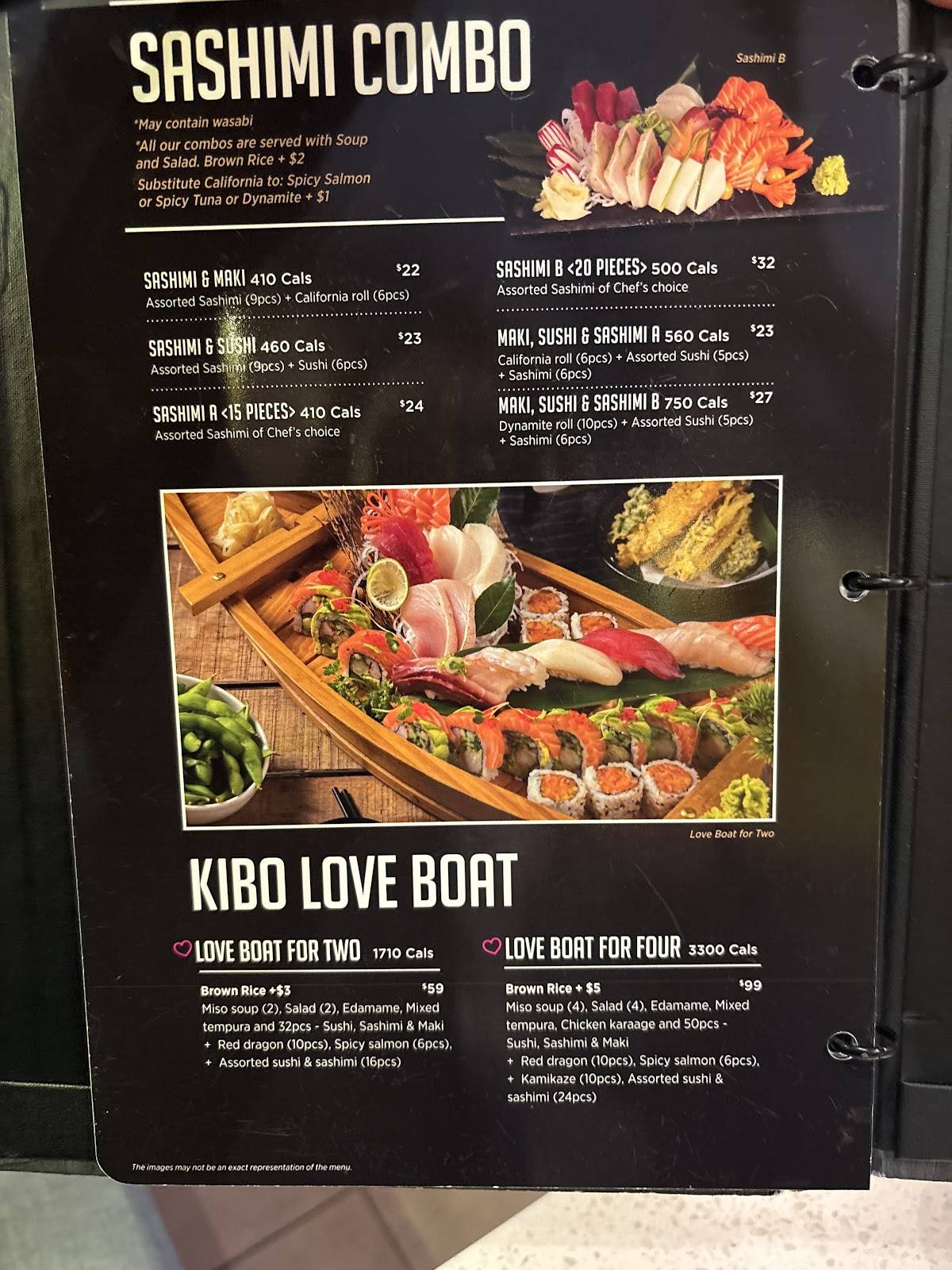 Carta del restaurante KIBO Sushi House - Leslie, Richmond Hill