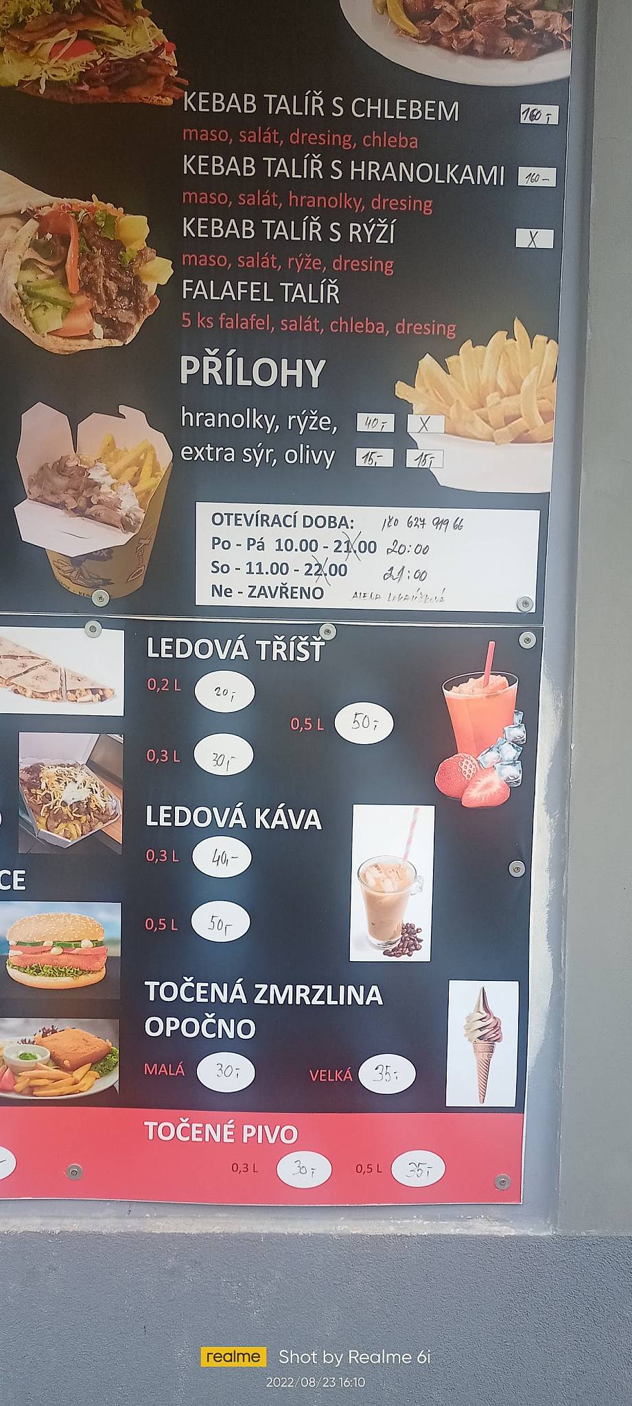 Menu at Kebab Grill Hrob restaurant, Hrob