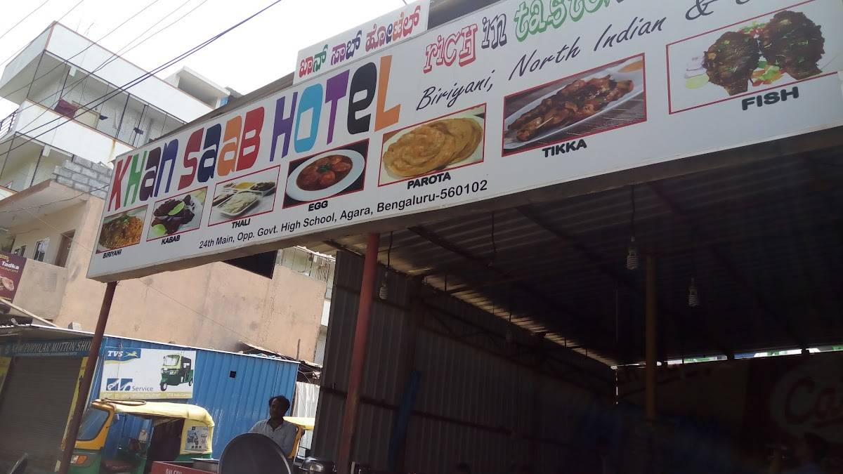 Menu at Khan Saab, Bengaluru