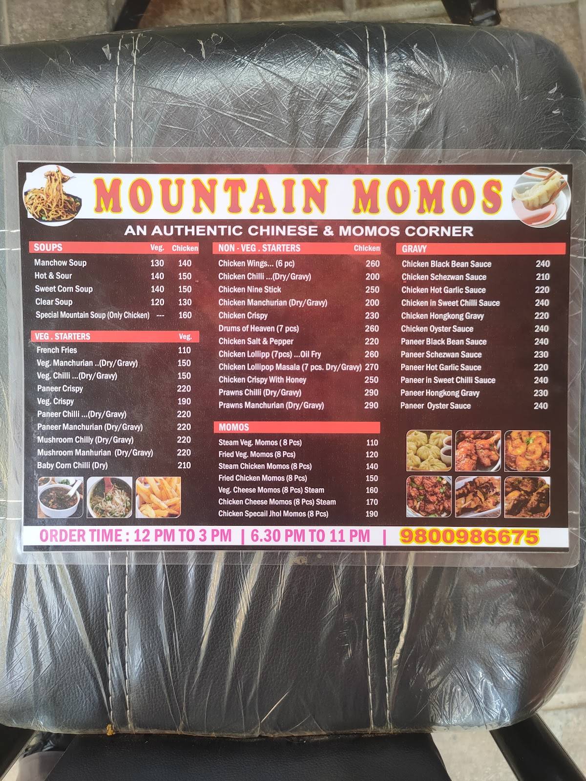 Menu at MOUNTAIN MOMOS, Thane