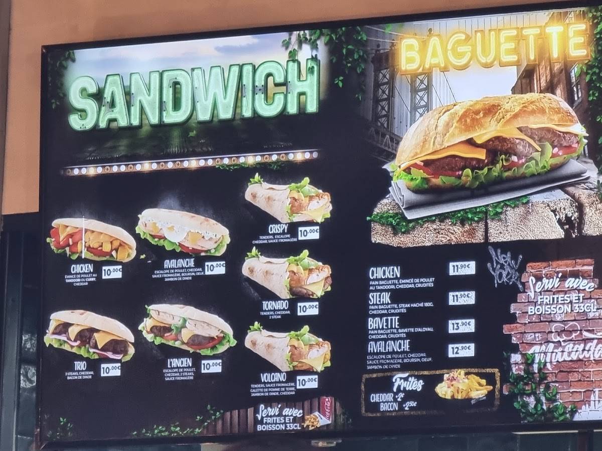 Menu au Macadam Restaurant, Rosny-sous-Bois