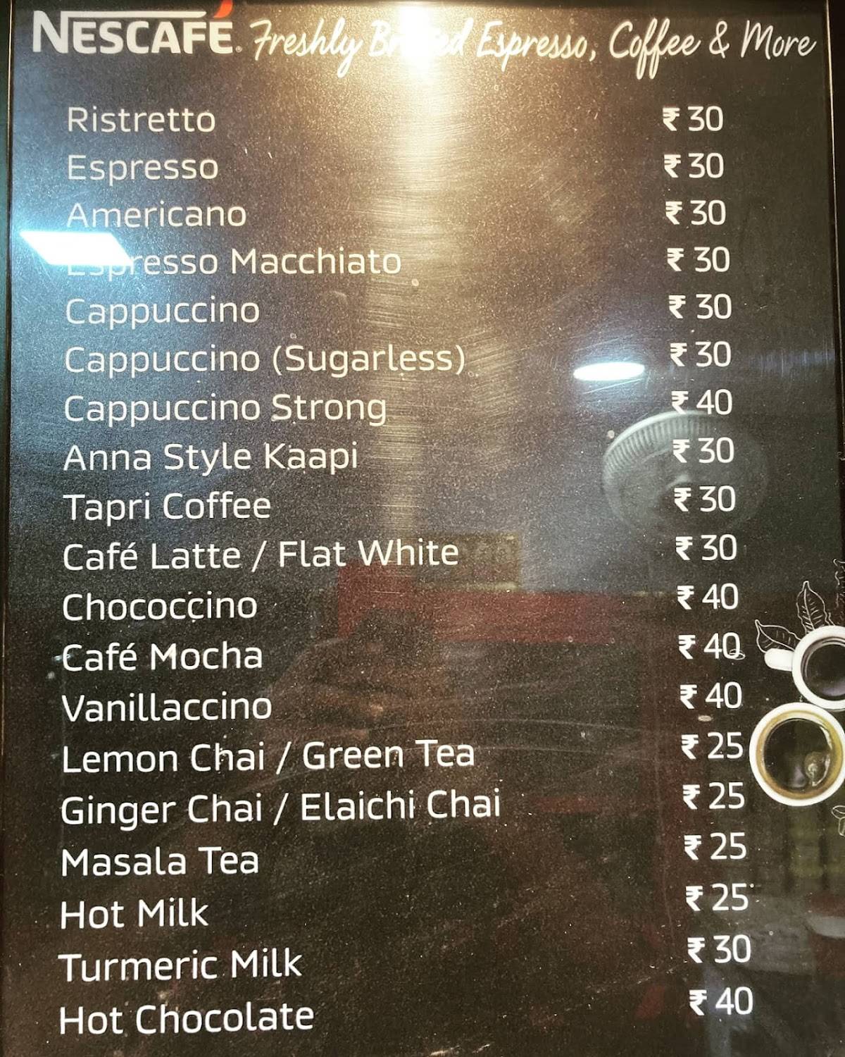 Menu at Maggi Hotspot Hi-tech city, Hyderabad
