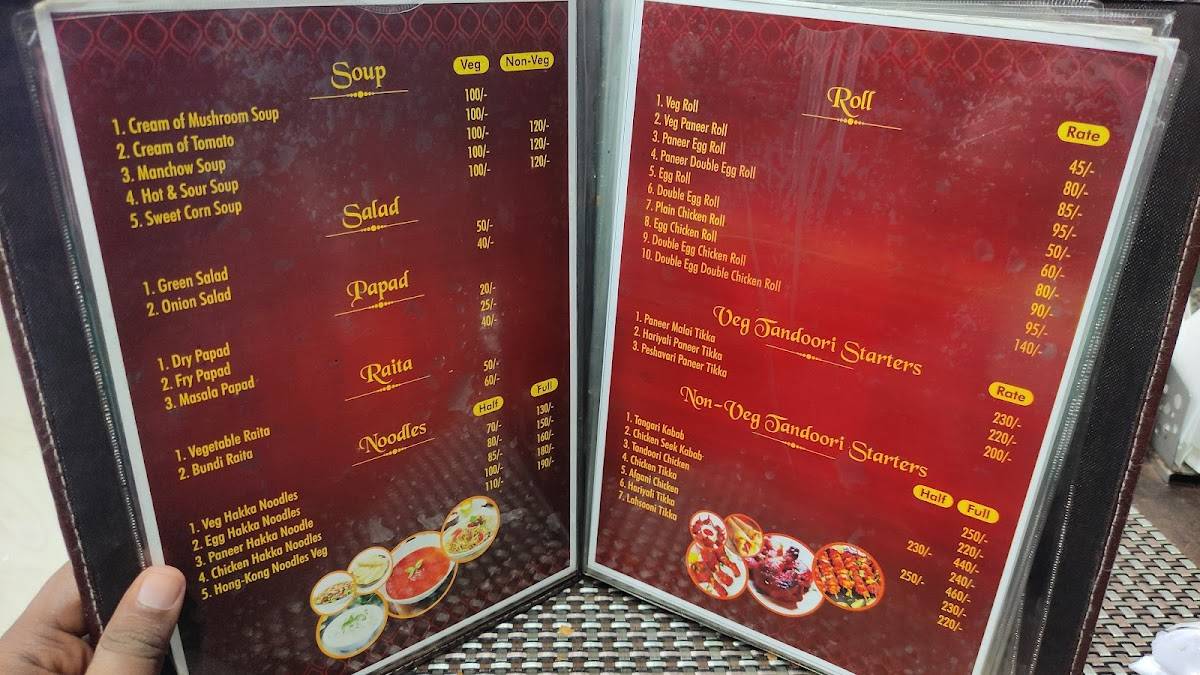 Menu at Maharaj Restaurant, Varanasi, Opp