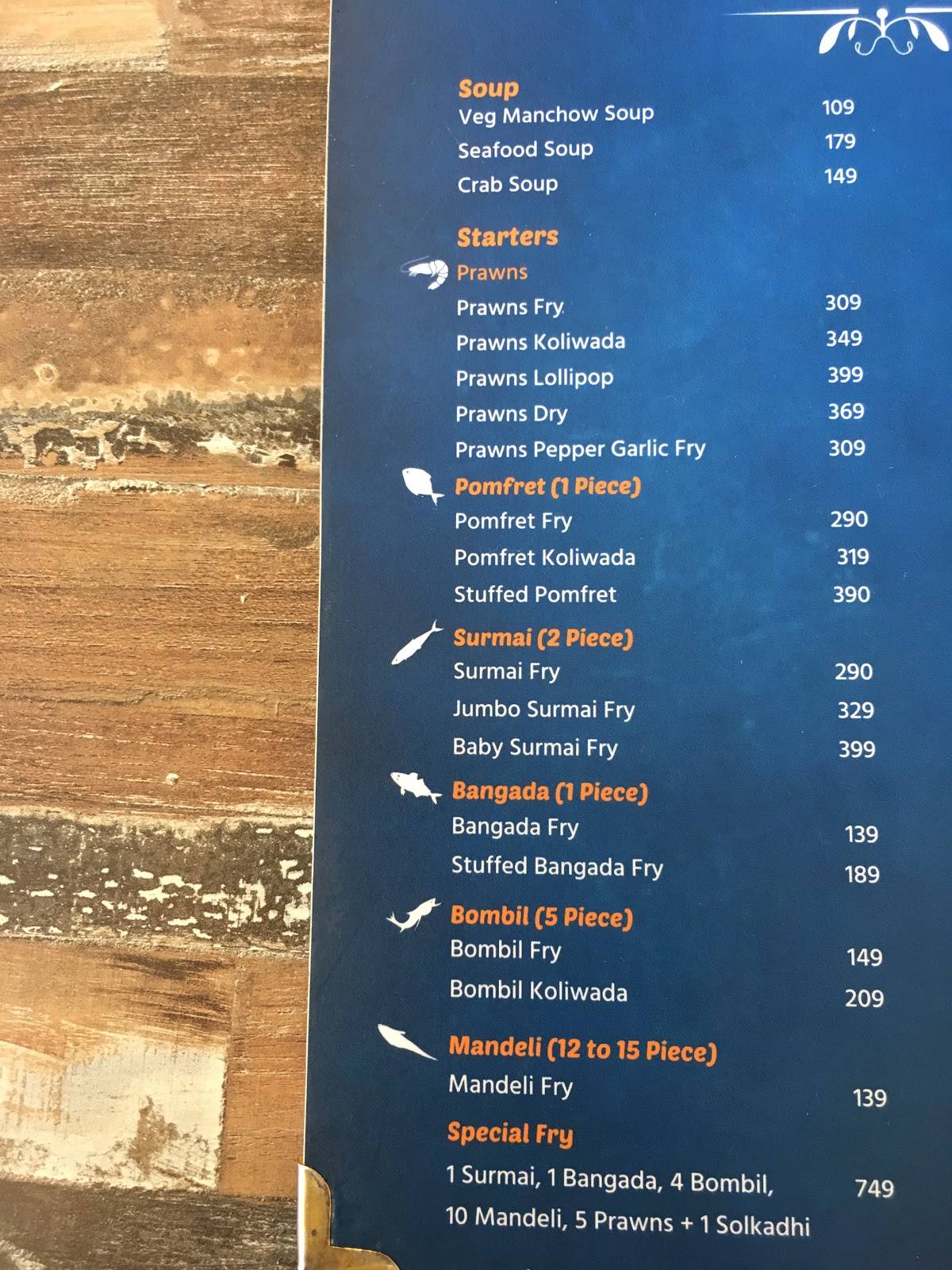 Menu at Malvan Samudraa - Seafood Restaurant (Wakad), Pimpri-Chinchwad ...