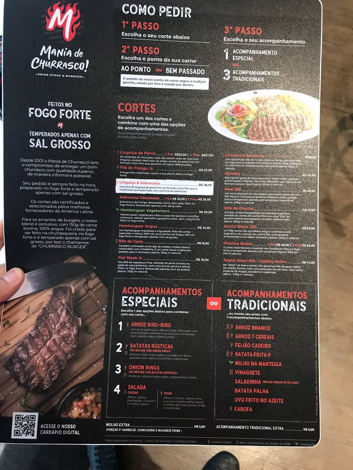 Menu em Mania de Churrasco! Prime Steak & Burger restaurante, São Paulo ...