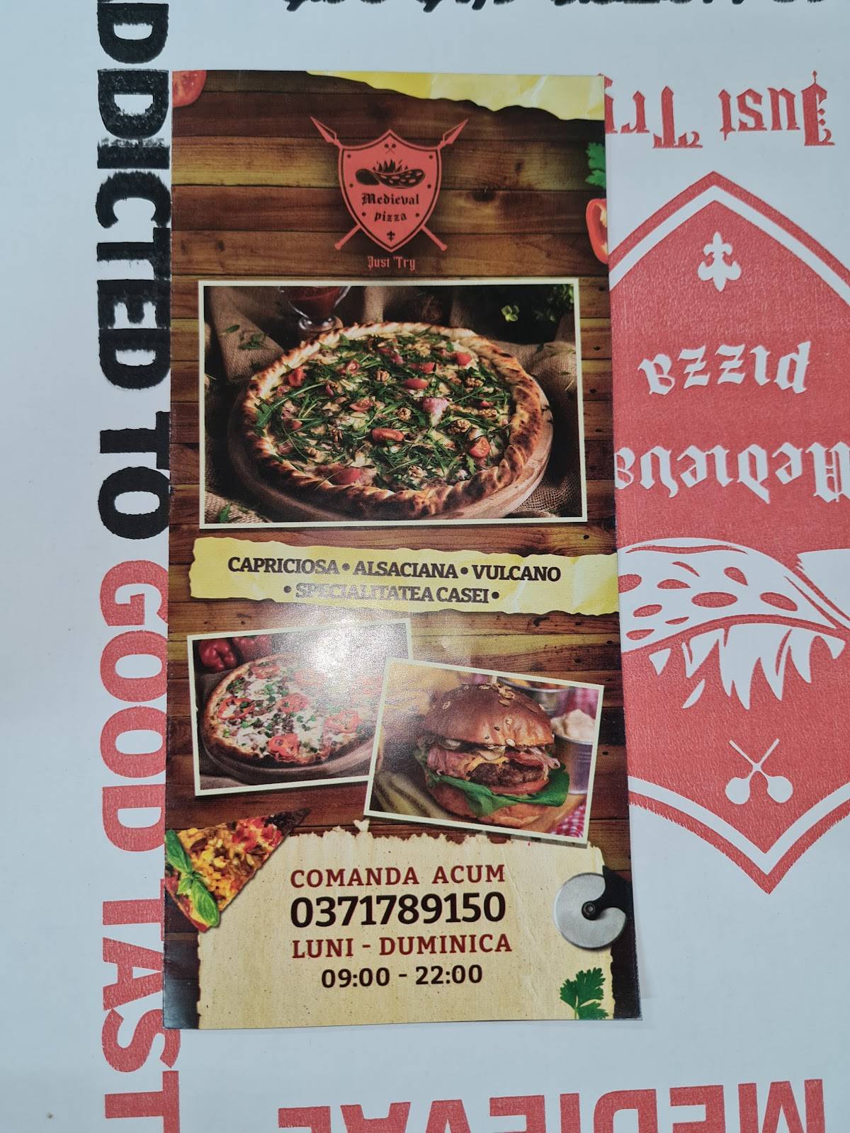 Speisekarte von Medieval pizza Calarasi, Călărași