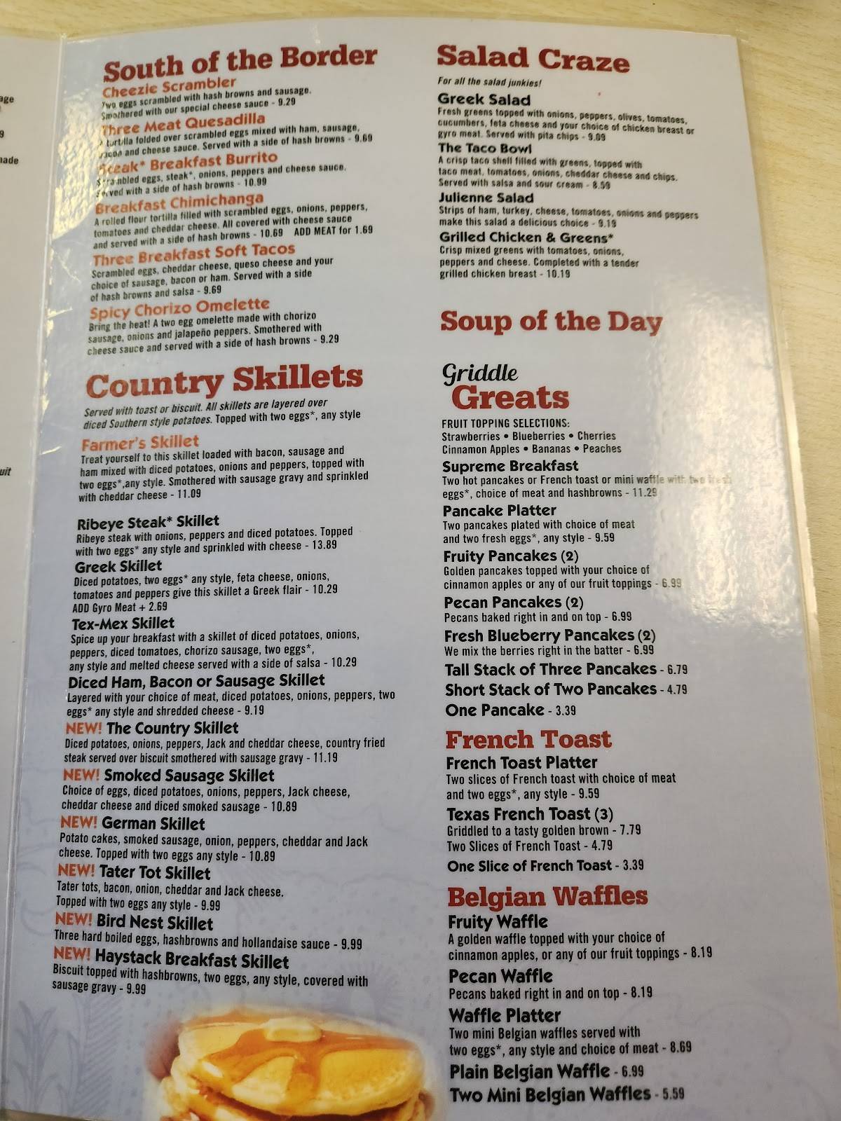 Menu at Mega Js Caffe restaurant, Kokomo, 307 N Main St