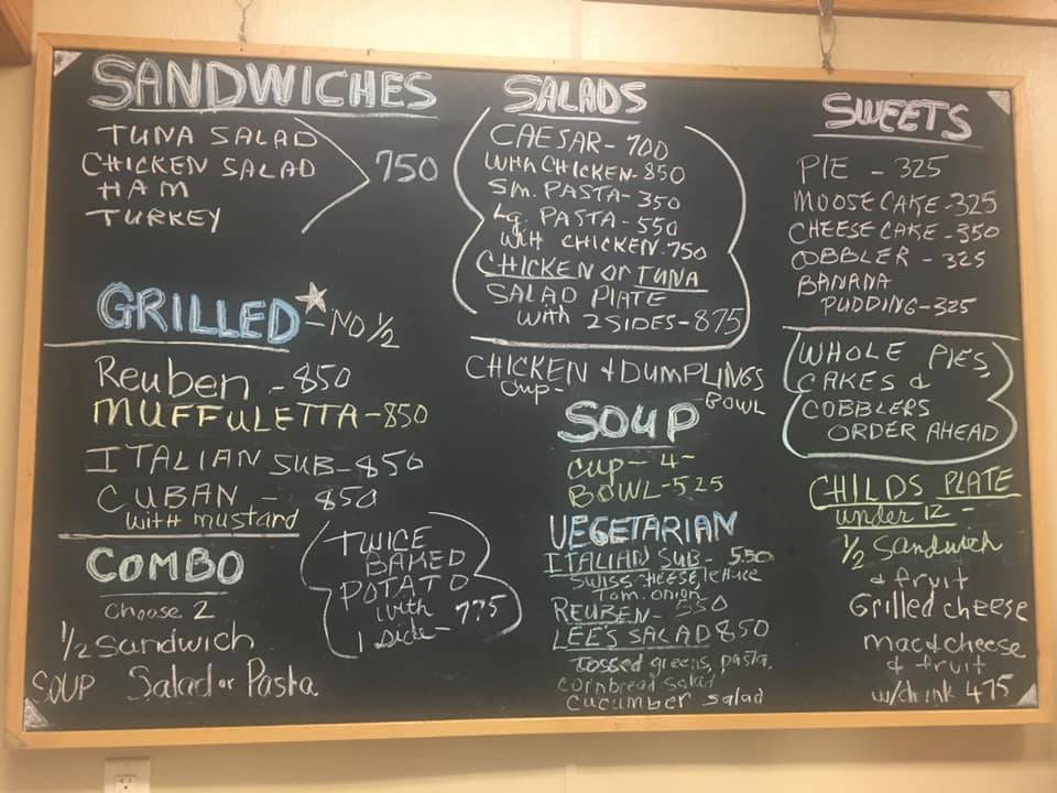 Menu at Moose Market restaurant, Longview, Clearwood Dr
