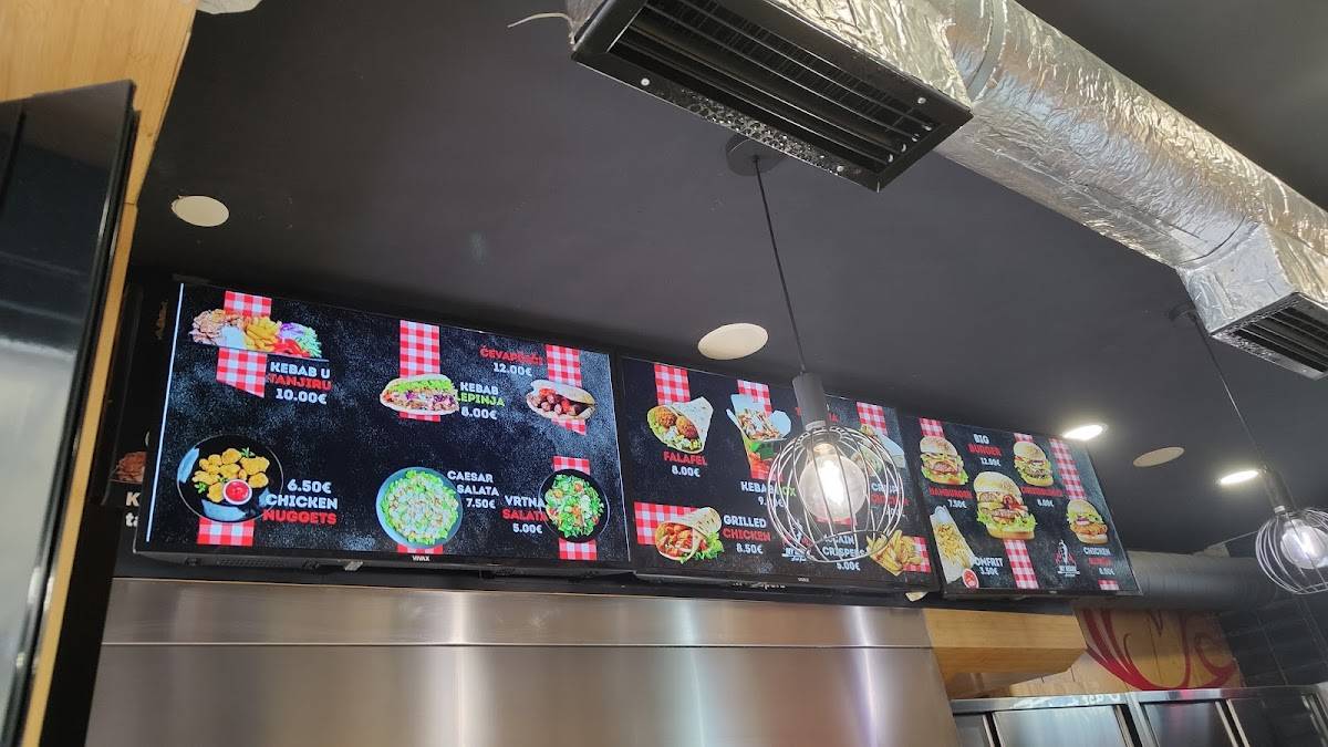 Menu at My Kebab*Split* restaurant, Split