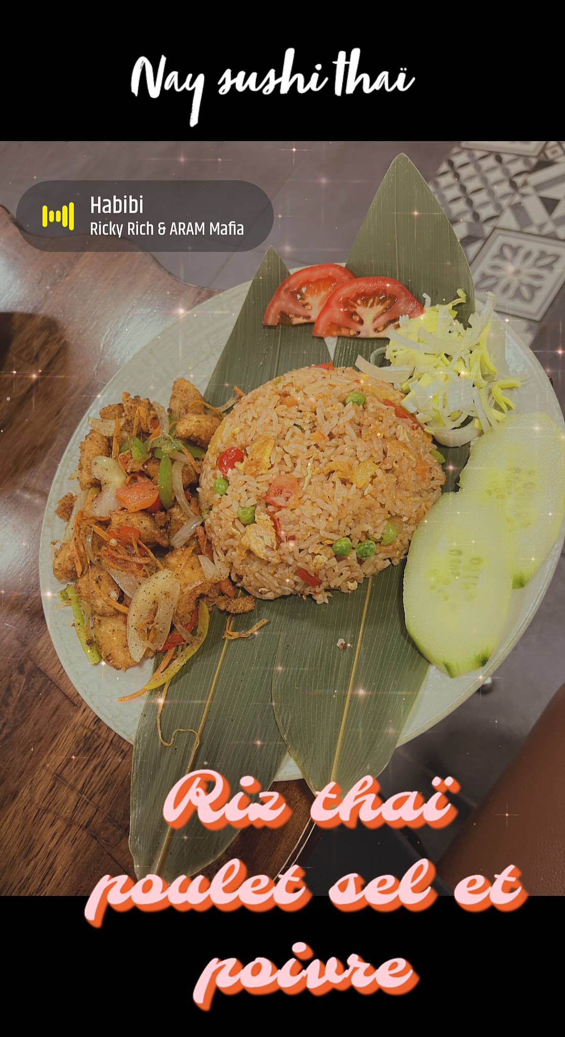 Menu au NAY SUSHI THAI restaurant, Andrésy