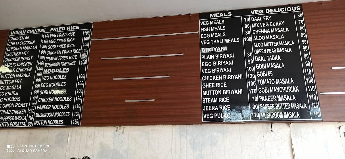 Menu at National Durbar Restaurant, Chennai, 33