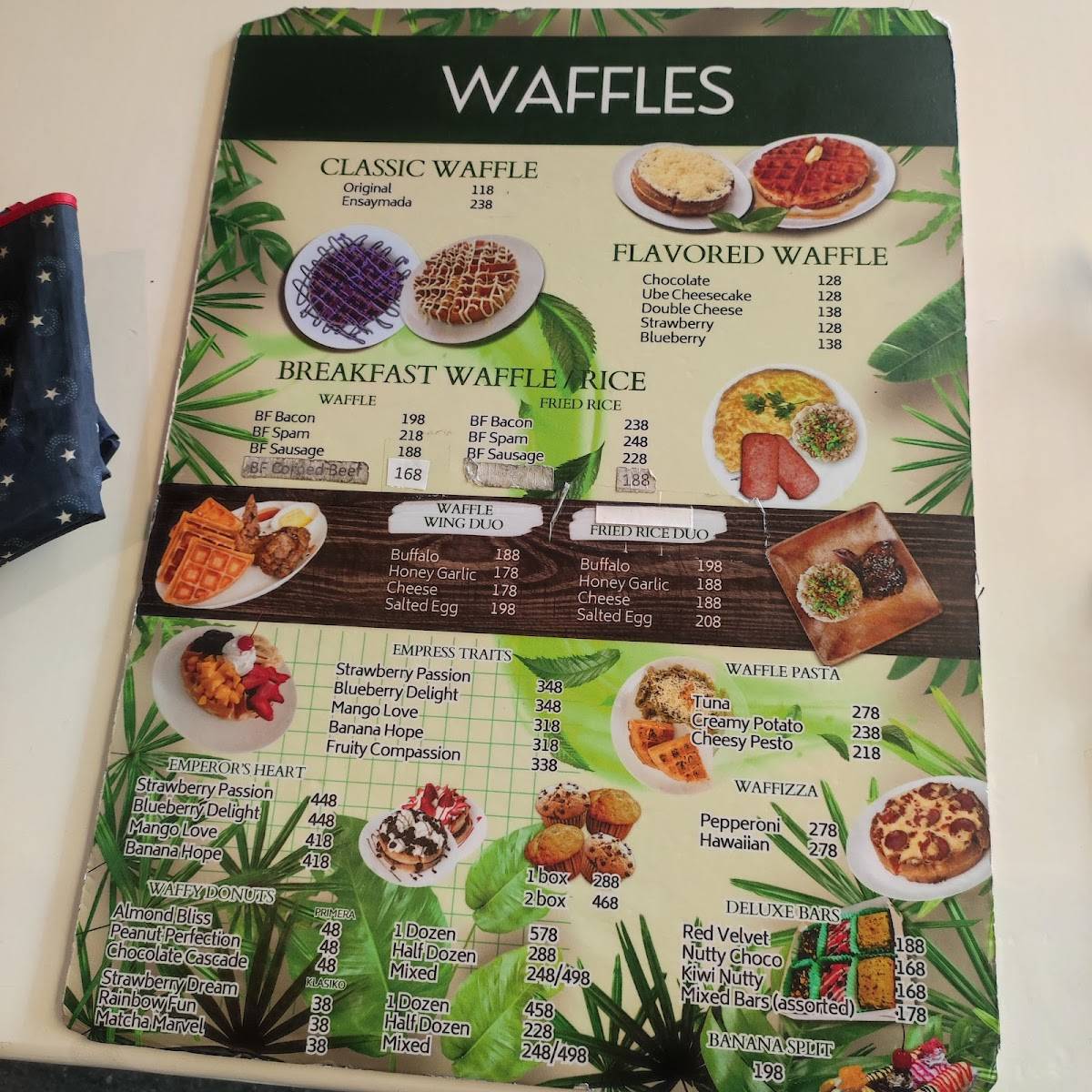 Menu at NextGen Cafe, Quezon City