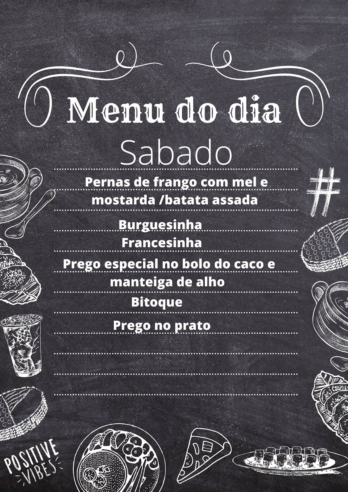 Menu at O PREGO DO MIGAS restaurant, Seia