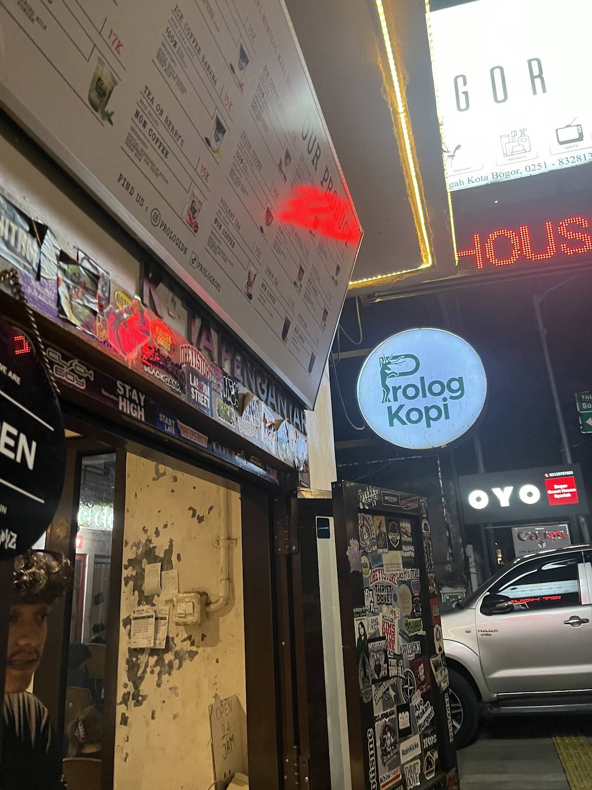 Menu at Prolog Kopi Lodaya, Bogor