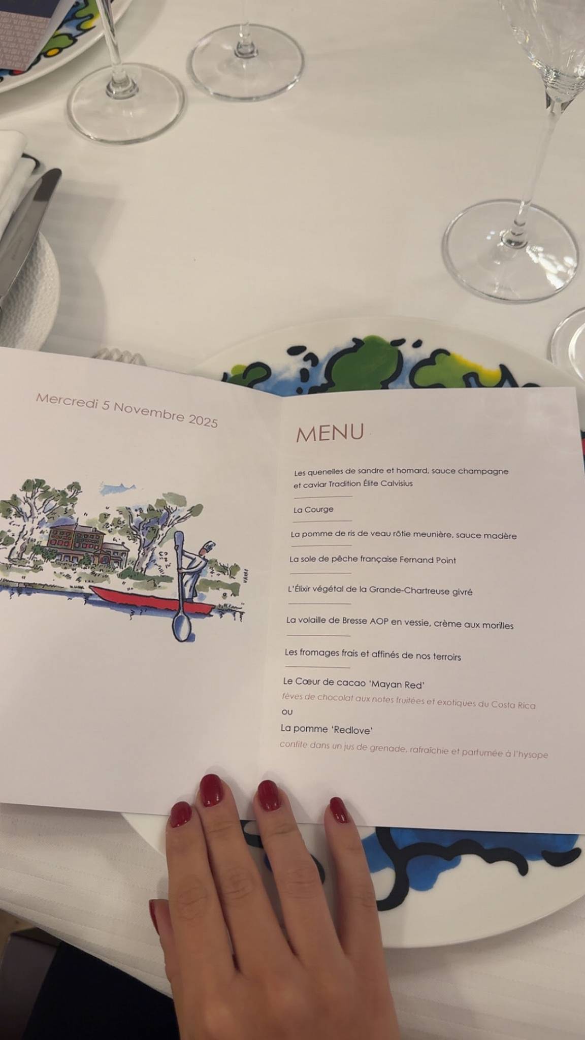 Menu au Restaurant Paul Bocuse, Collonges-au-Mont-d'Or