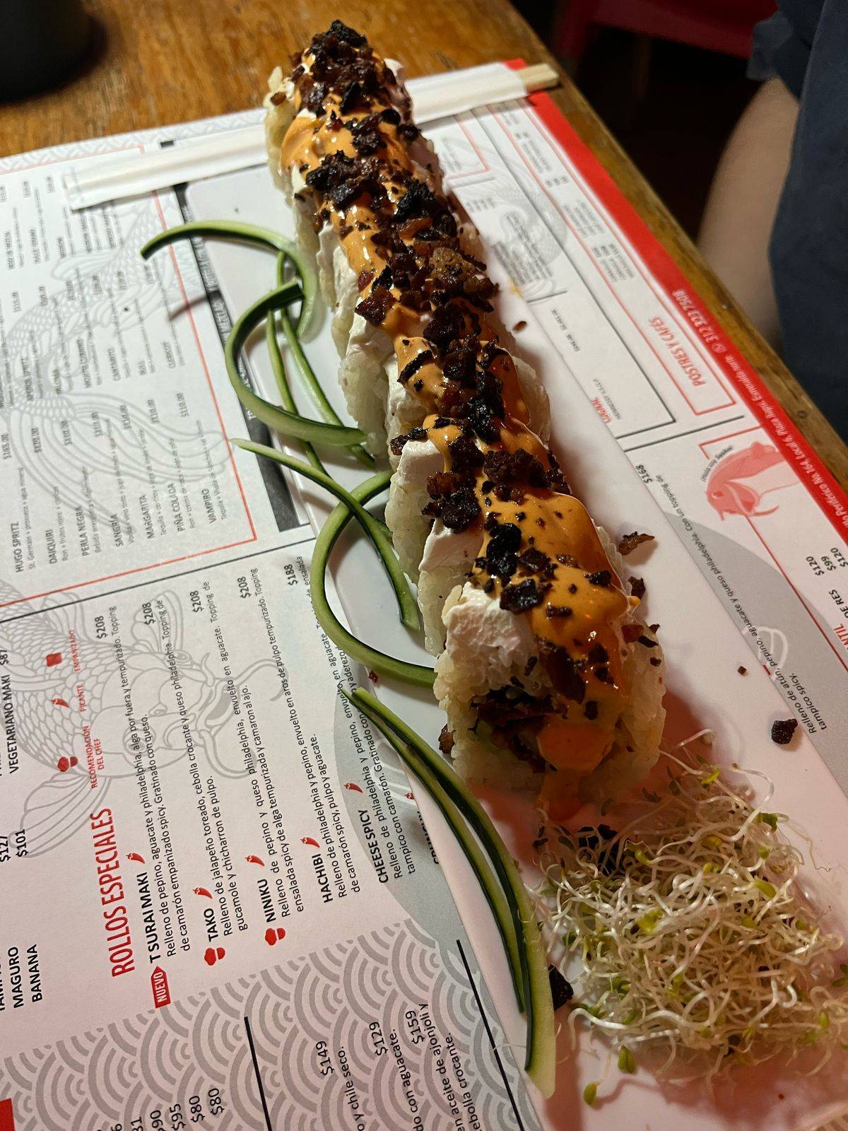 Carta del restaurante Poca Sushi y Aguachiles, Colima