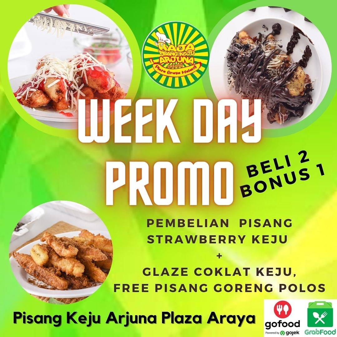 Menu at Raja Pisang Keju Arjuna Plaza Araya desserts, Malang