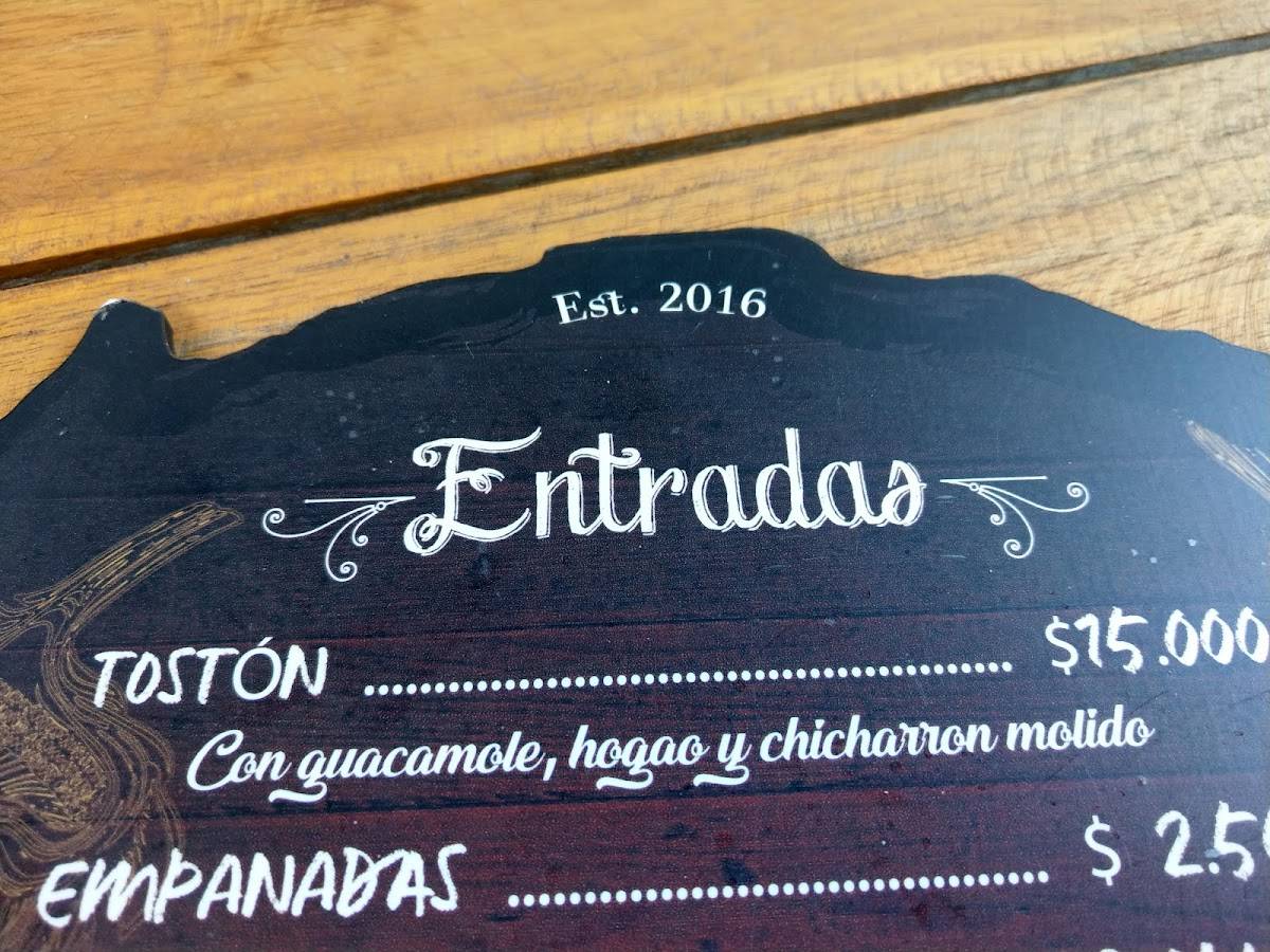 Carta de Restaurante Campestre El Tablazo Parrilla Picnic, Bogotá ...