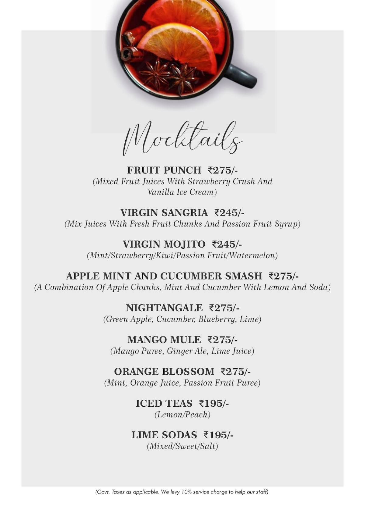 Menu at Starving Panda Bistro, Gurugram