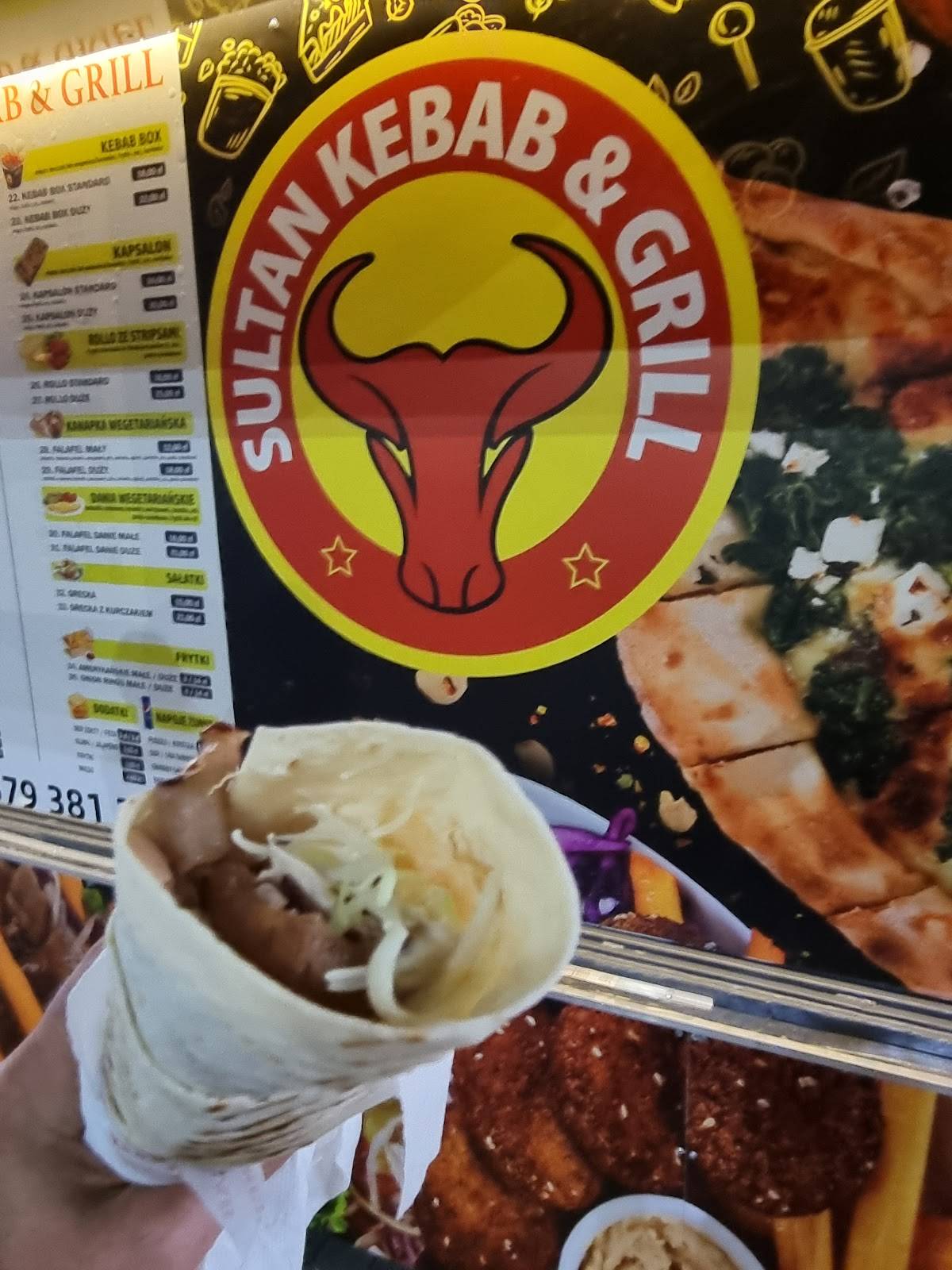 Menu at Sultan Kebab & Grill, Warsaw