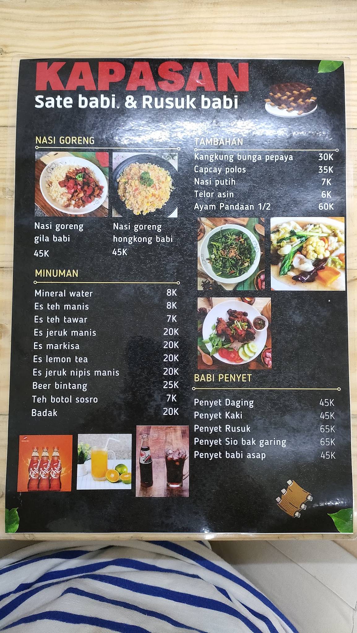 Menu at Summer Minibar - Kelapa Gading Barat, North Jakarta