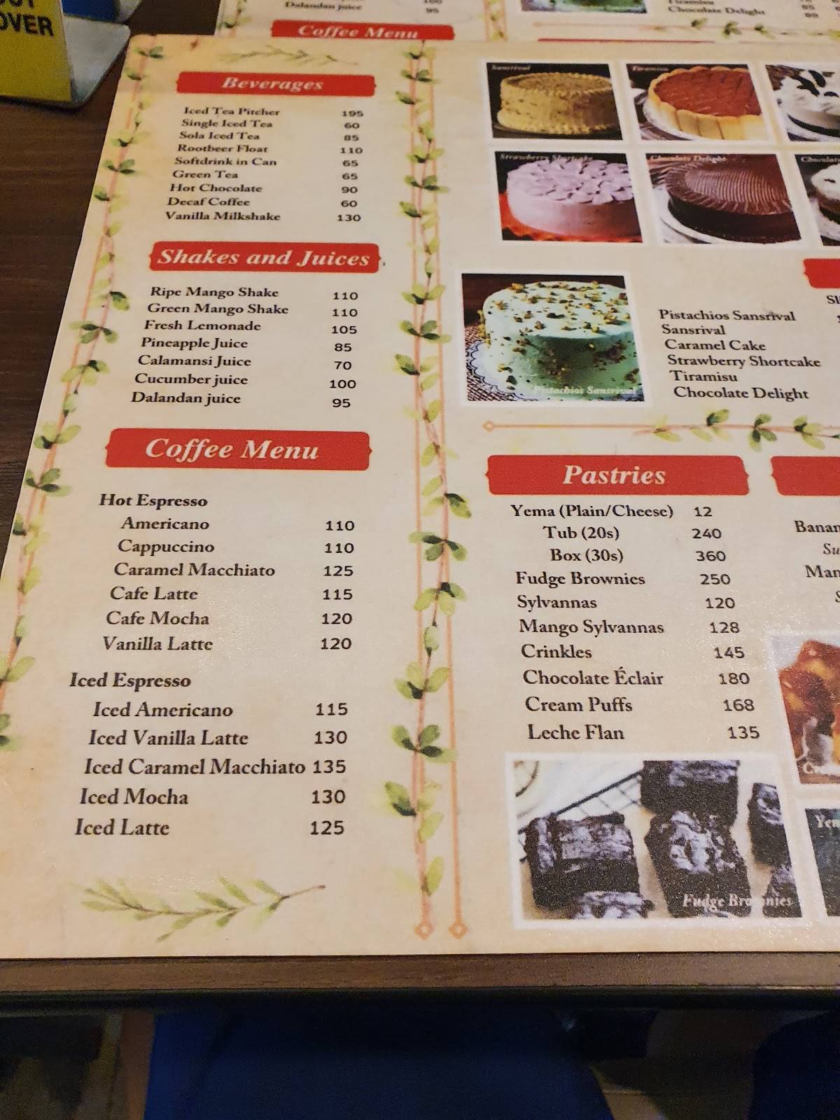 Menu at Sweet Inspirations Katipunan restaurant, Quezon City, 311 ...