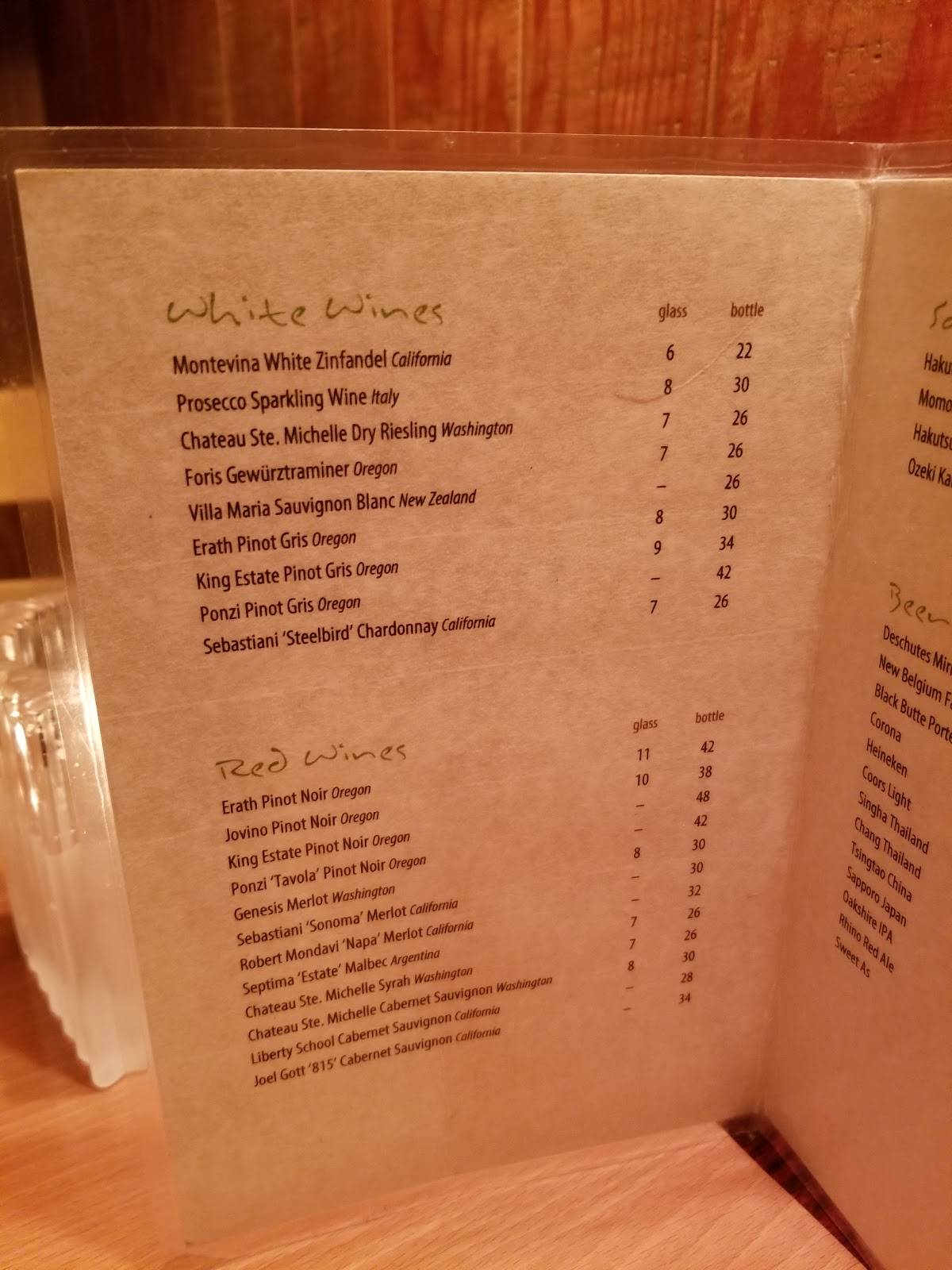 Menu at Ta Ra Rin Thai Cuisine (Springfield) restaurant, Springfield ...