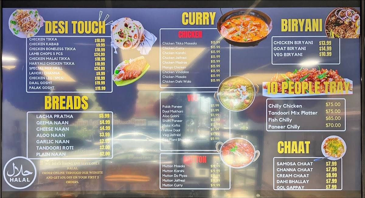 Menu at The Gyro Hut restaurant, Franklin Square