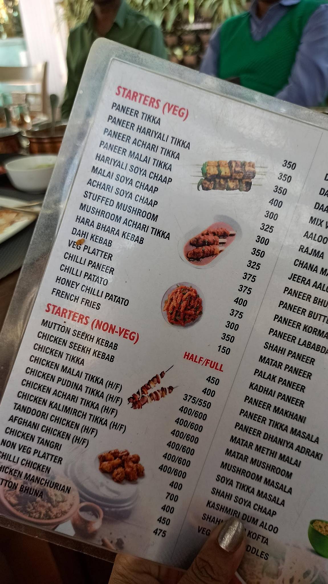 Menu at The Nukkad, Gurugram