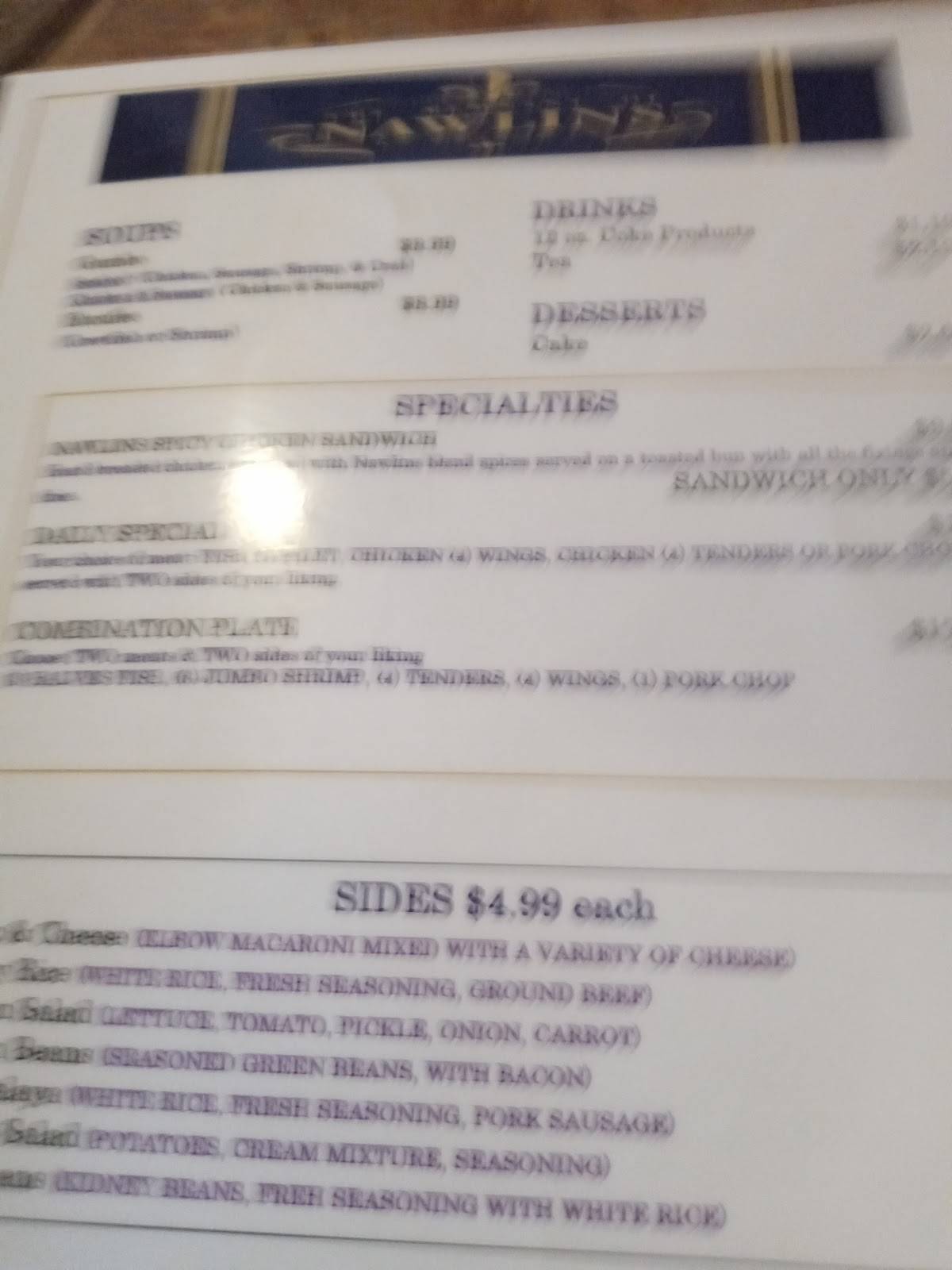 Menu at The Remnant Of Nawlins restaurant, Bryan
