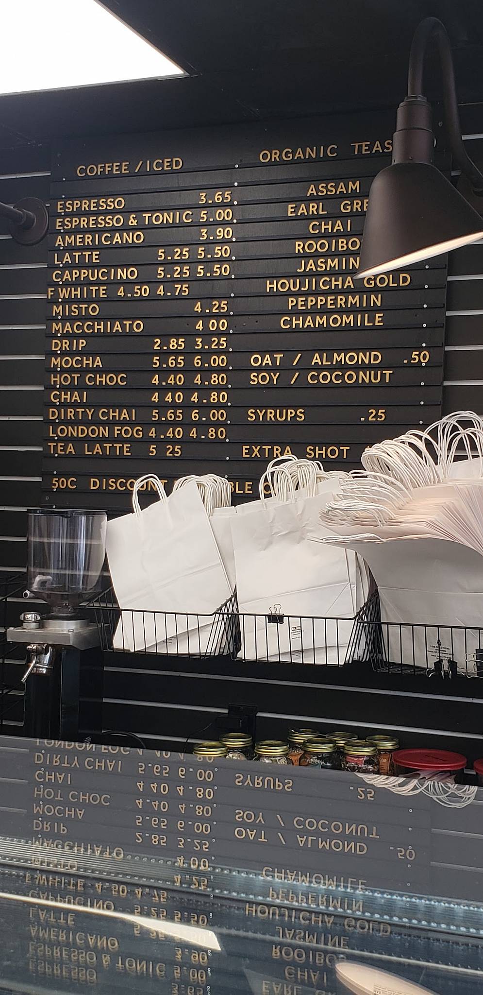 Menu at The Uprising Bake Shop + Espresso Bar, Banff