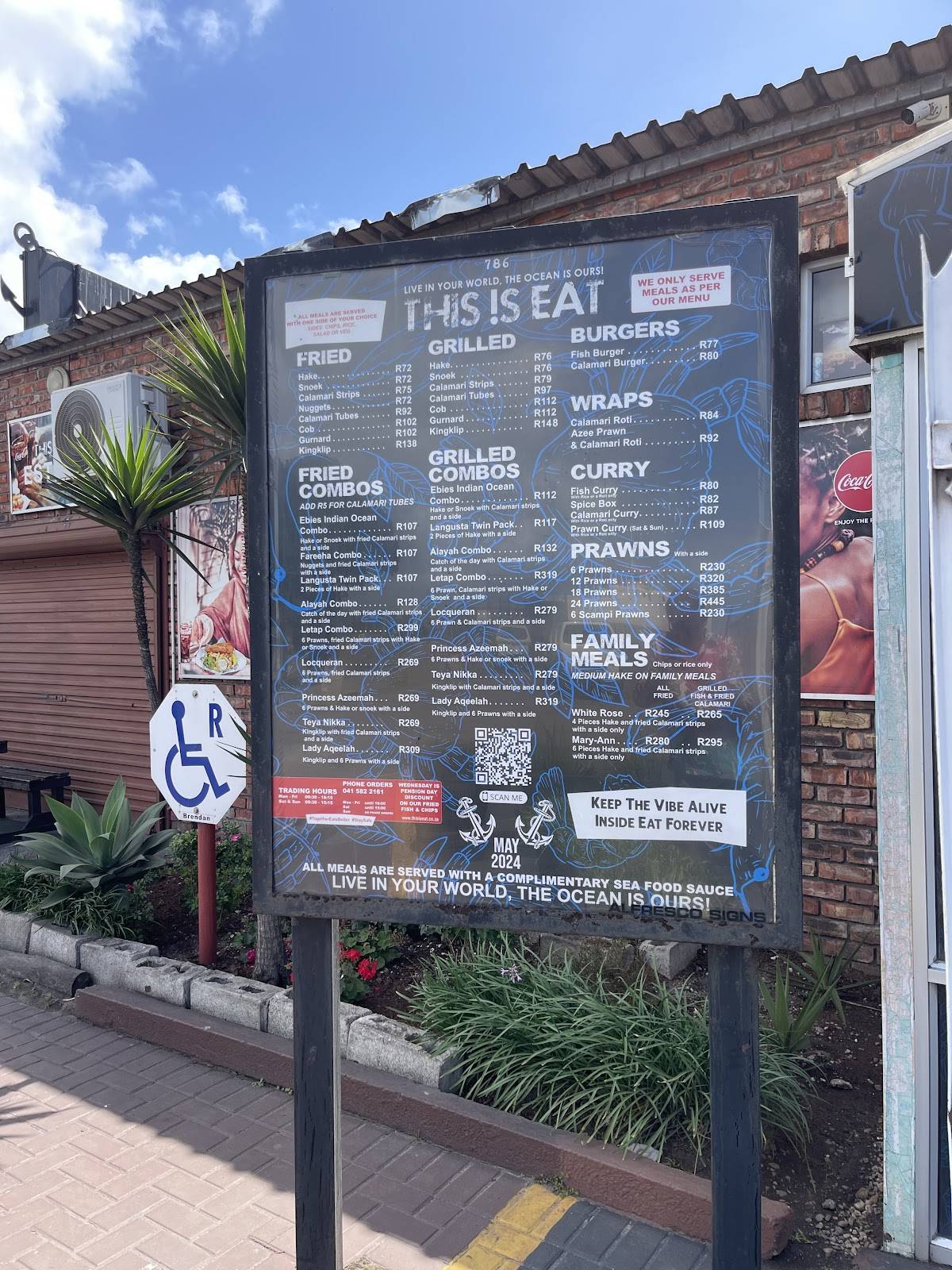 Menu at This Is Eat restaurant, Port Elizabeth
