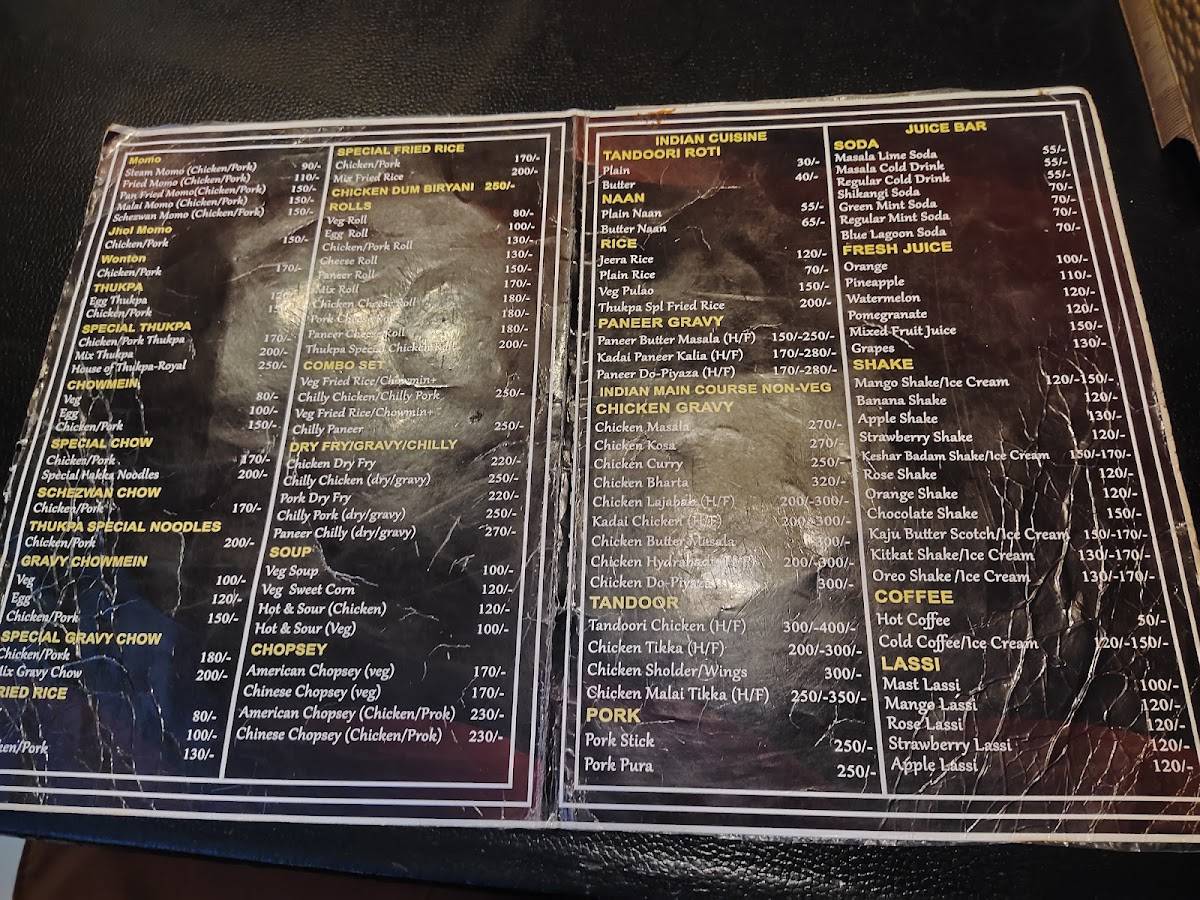 Menu at Thukpa : Authentic Tibetan Food, Guwahati, Nirmal Pradhan