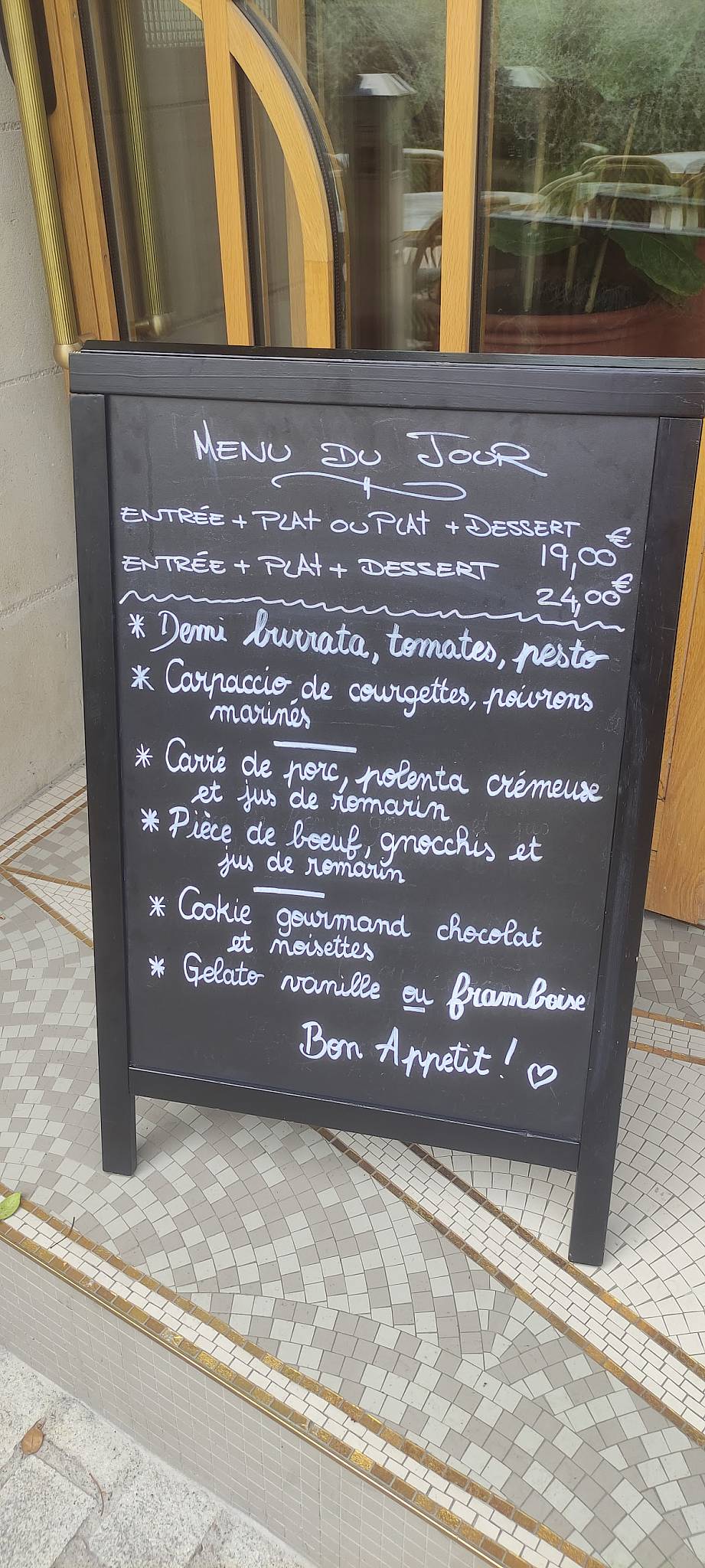 Menu au Trattoria Ida La Roche Sur Yon restaurant, La Roche-sur-Yon