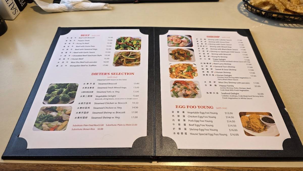 Menu at Valley Wok restaurant, Spring Mills