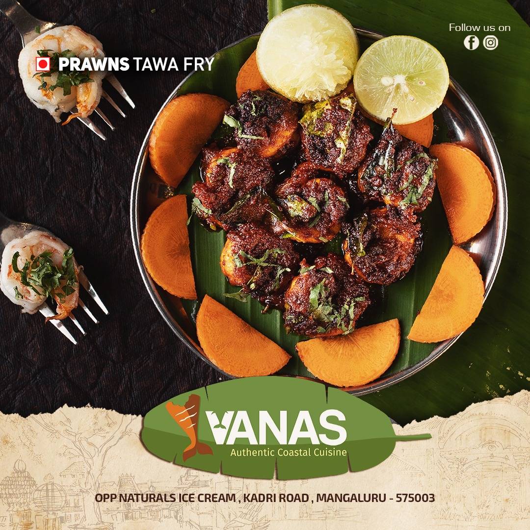 Menu at Vanas Mangalore, Mangaluru