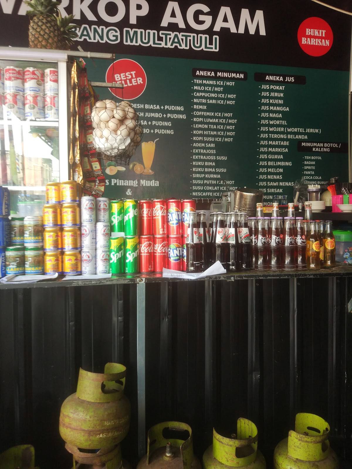 Menu at Warkop agam cabang multatuli restaurant, Medan, Jl. Bukit ...