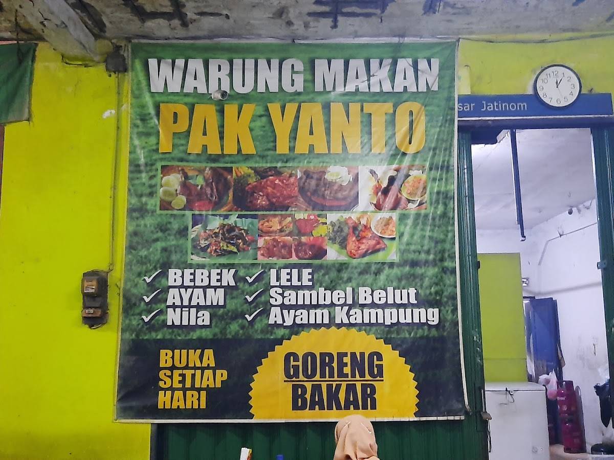 Menu at Warung Makan Pak Yanto Jatinom restaurant, Klaten, 9J82+QWQ