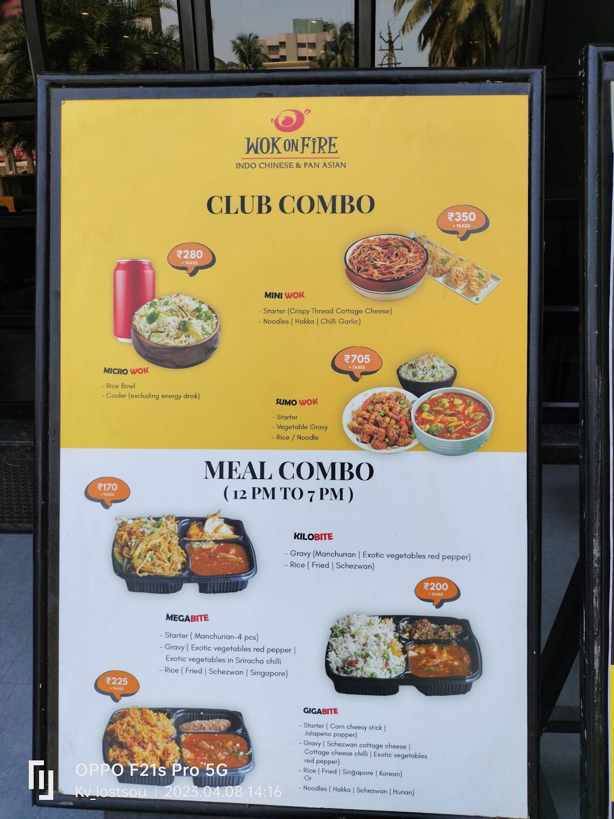 Menu at Wok On Fire - Indo Chinese & Pan Asian, Vapi