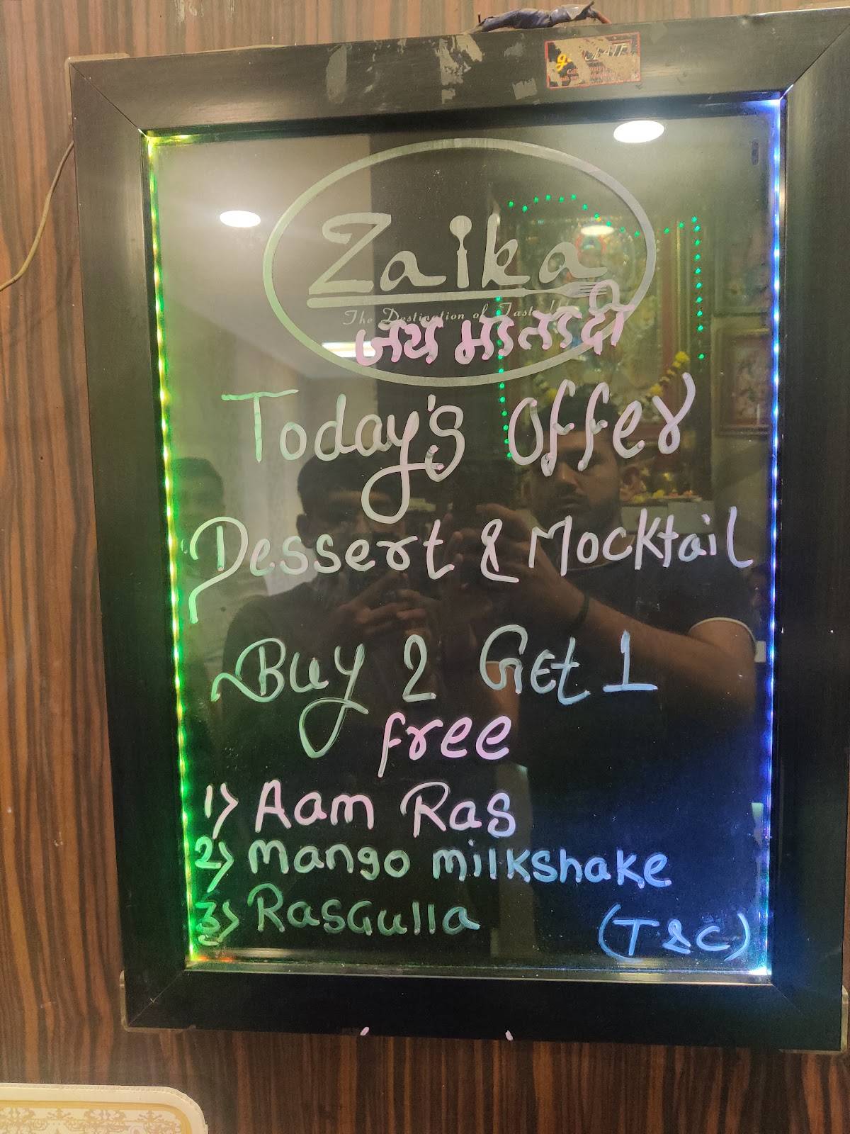 Menu at Zaika Restaurant & Party Hall, Mumbai, 1st Floor