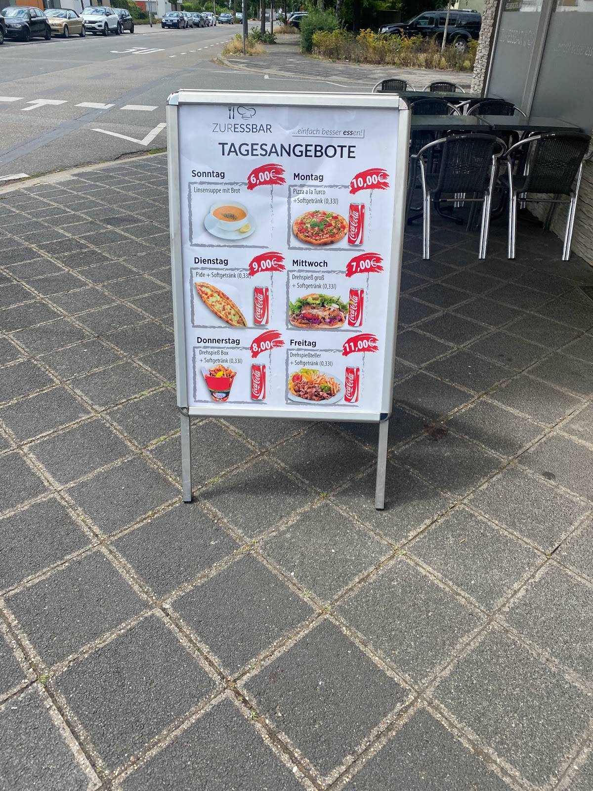 Speisekarte von Zur Essbar, Mannheim