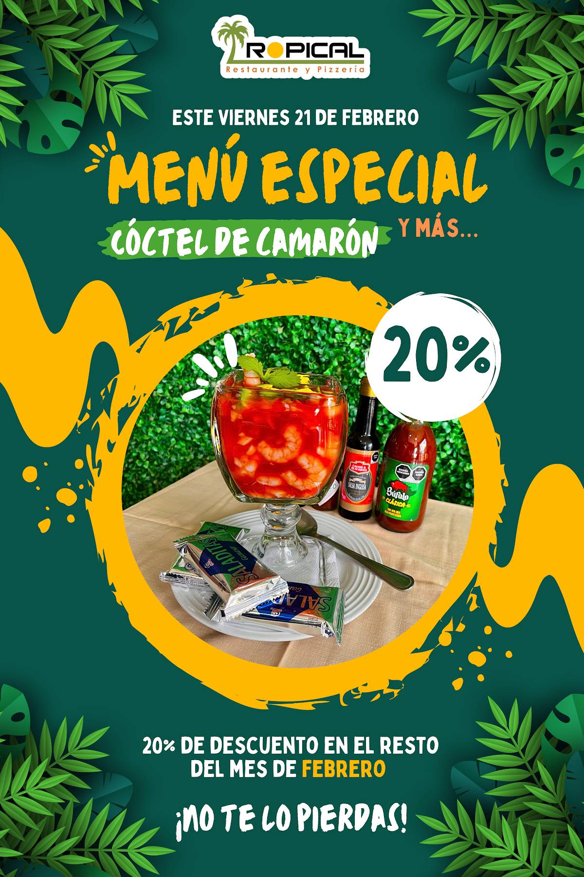 Menu at Restaurante y Pizzeria TROPICAL, Valladolid