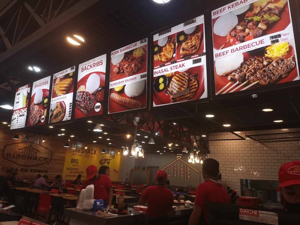 Menu at Ribshack Grill, Butuan City