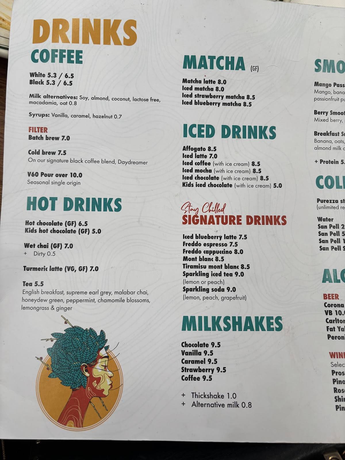 Menu at Roasting Warehouse Airport West cafe, Airport West