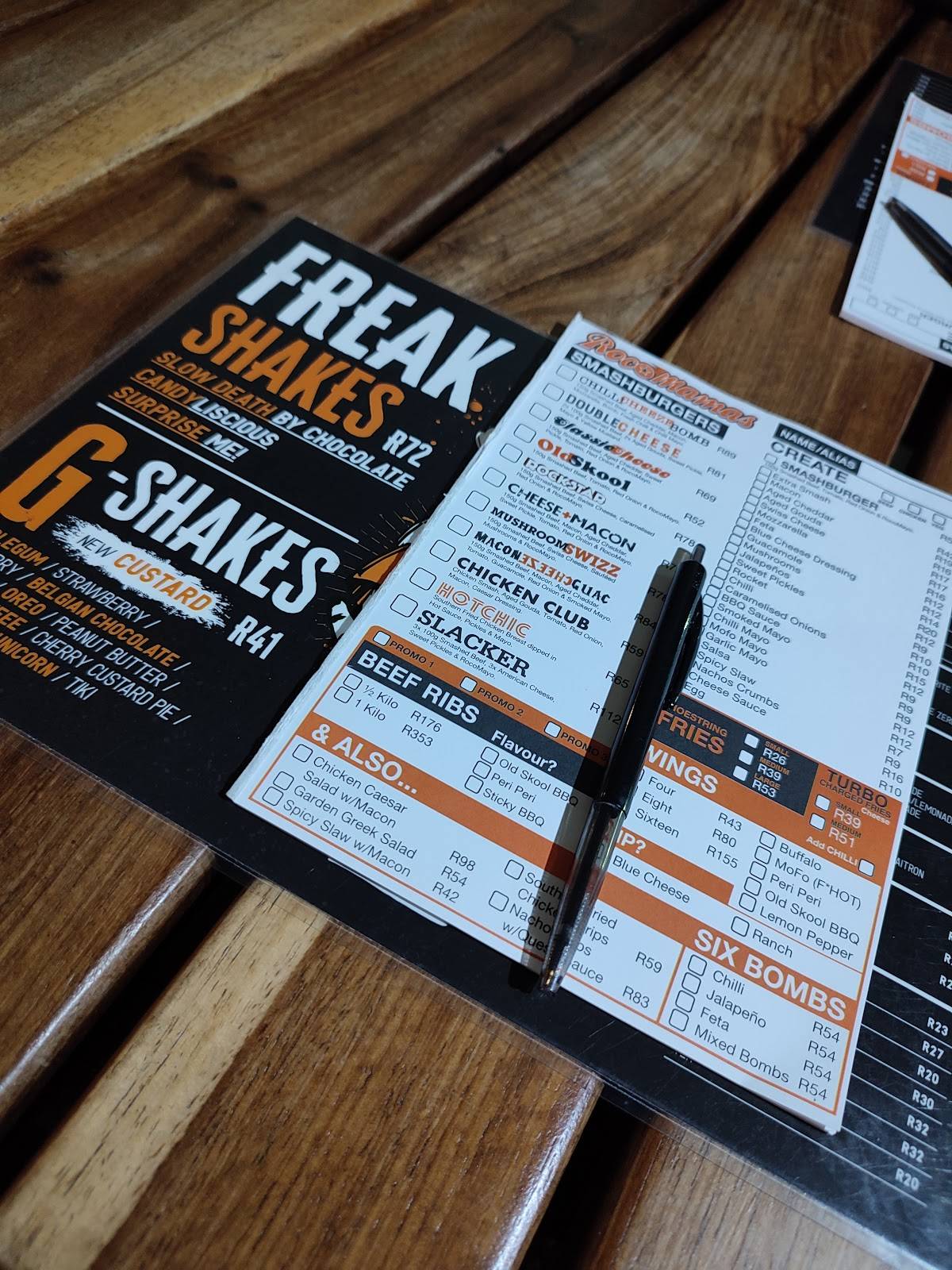 Menu at RocoMamas Dolphins Leap - Halaal restaurant, Port Elizabeth, Shop 6