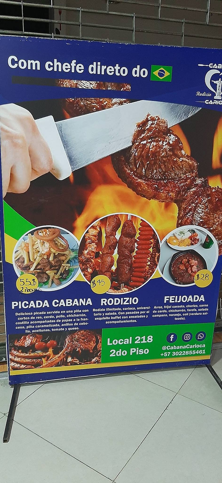 Speisekarte Rodizio Sol Brazil In St. Hubert – MUCMV