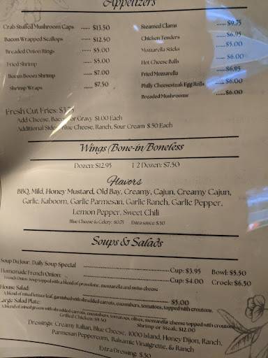 Menu at Roman's Lounge & Catering restaurant, Frackville