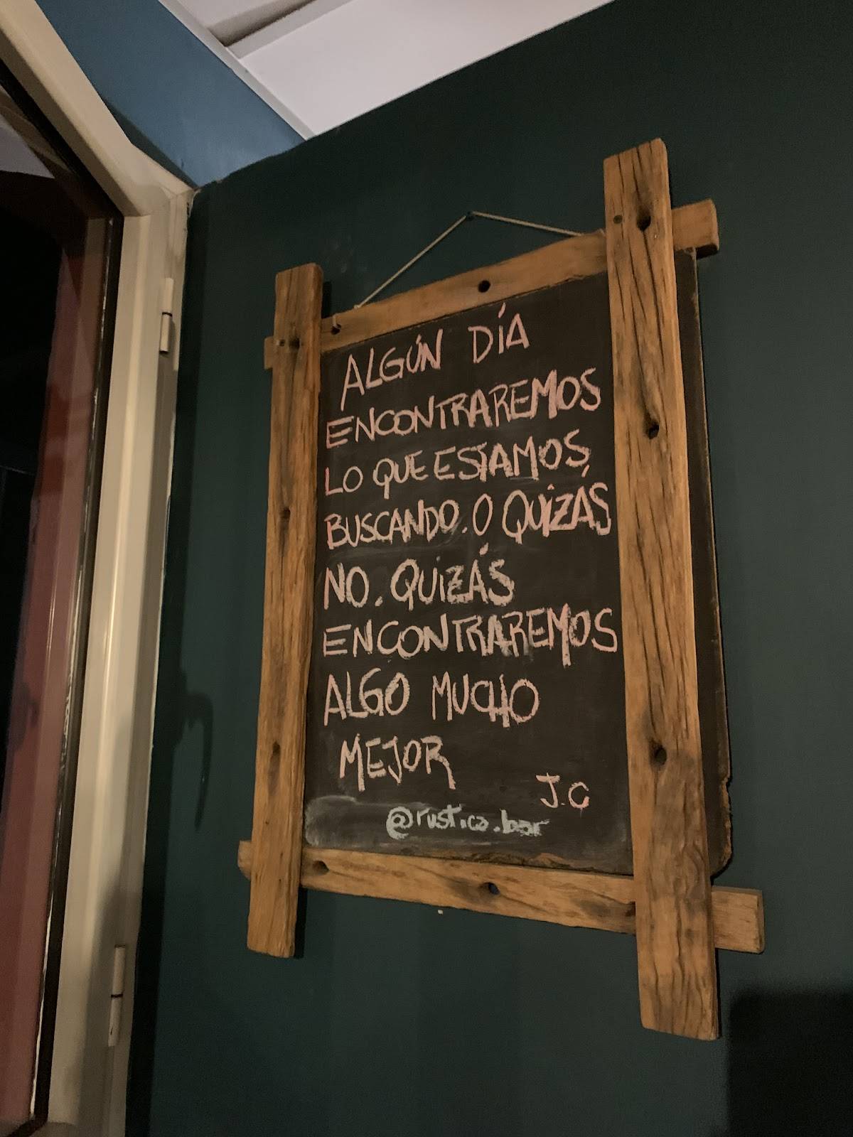 Carta de RÚSTICA RESTAURANTE, Caviahue, Puesta del Sol 180
