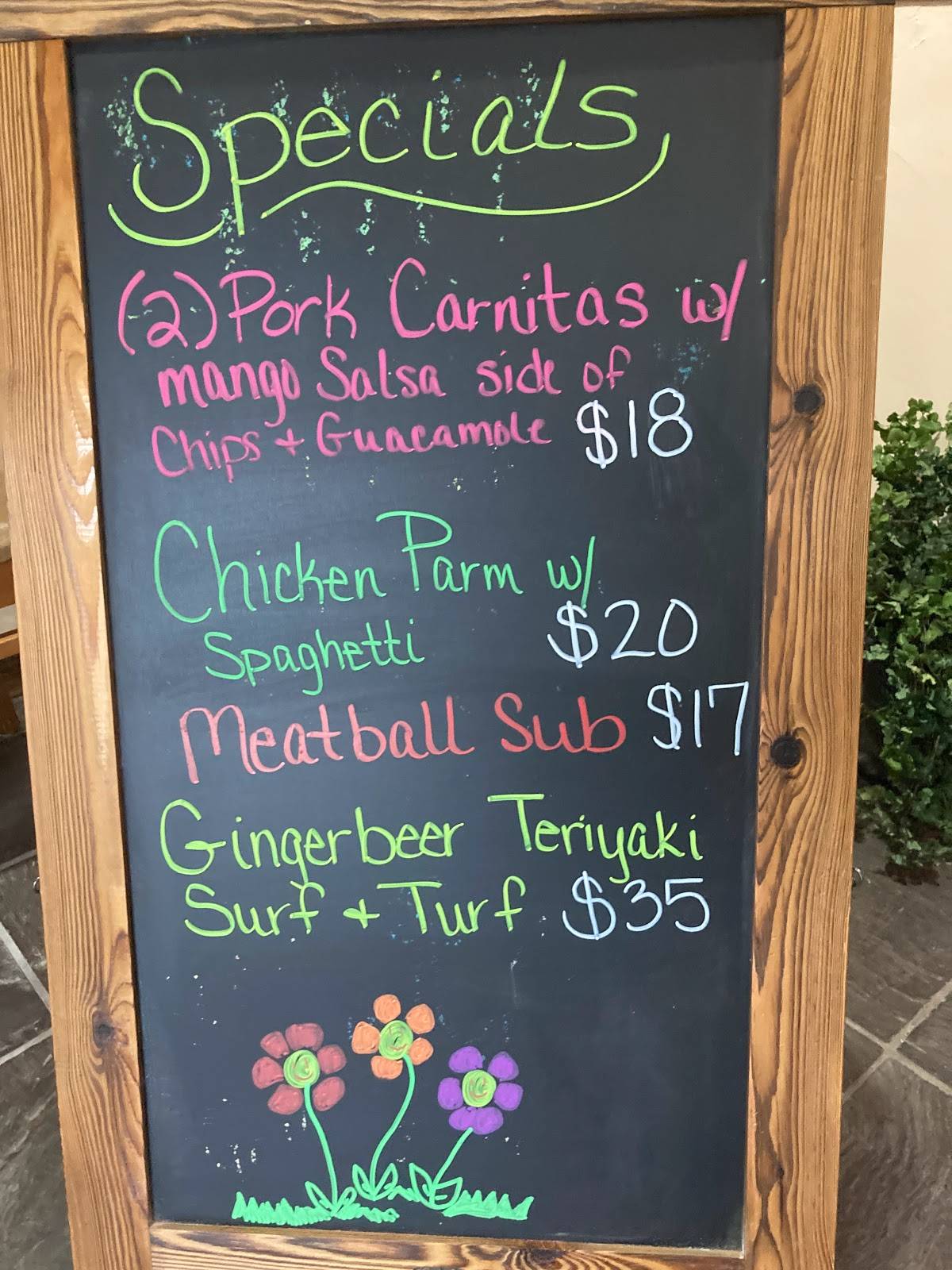 Menu at Rusty Anchor Grill and Pub, Ocean Shores