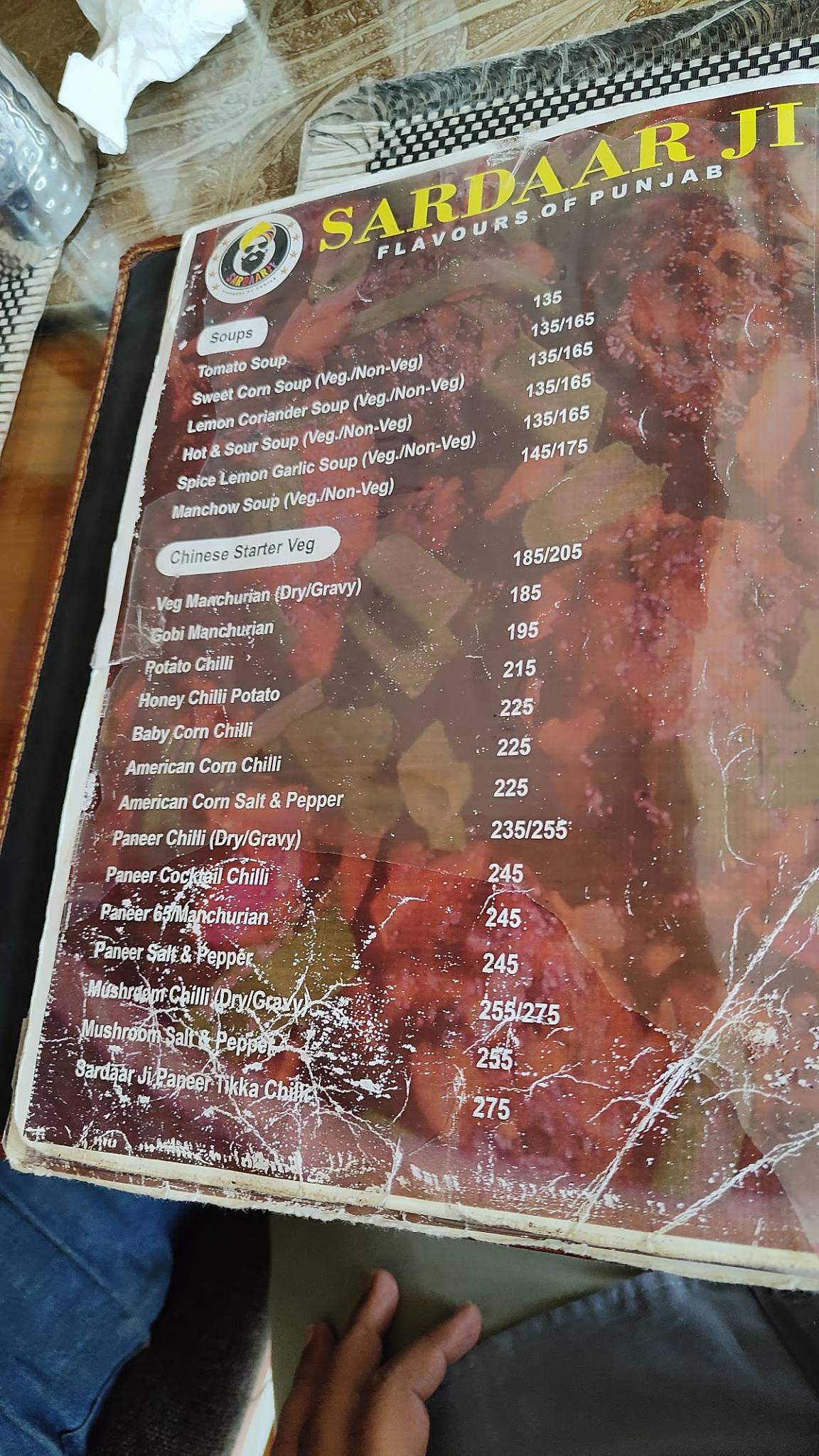 Menu at SARDAAR JI - FLAVOURS OF PUNJAB, Hyderabad